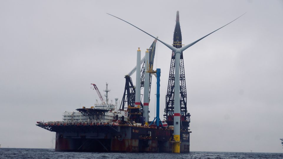 Første udskibning af vindmøller til Arcadis Ost 1 er gennemført fra ...