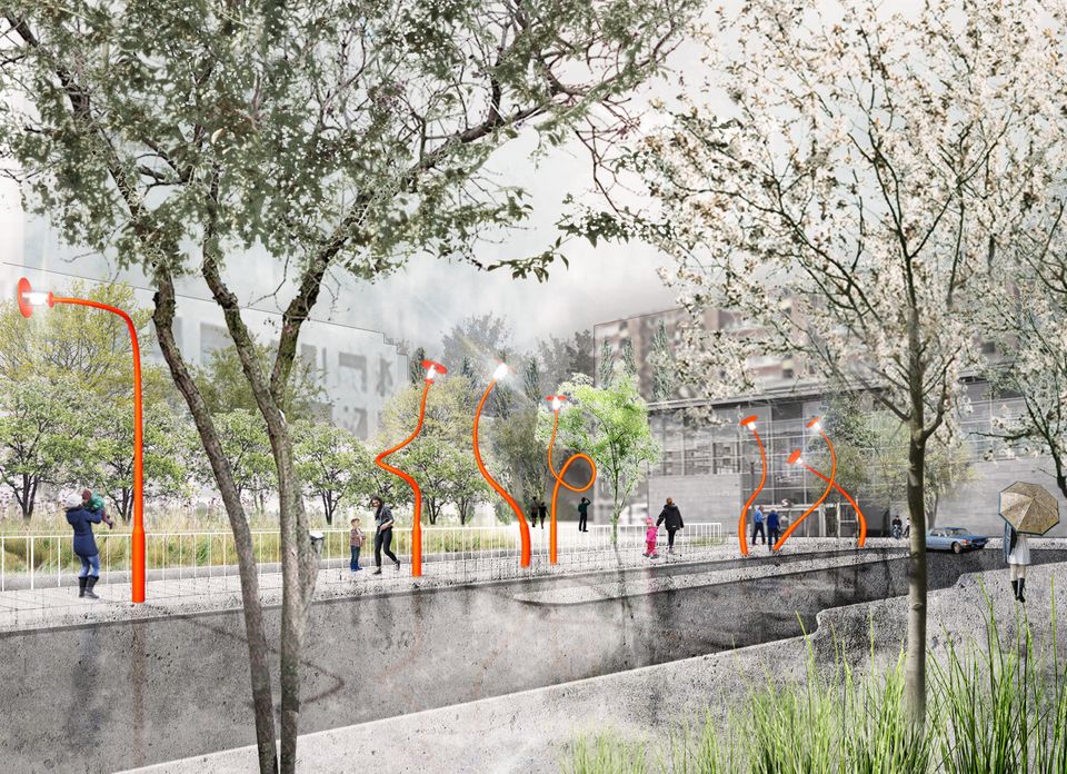 Kunstpark og legende lygter skal vise vejen fra Ishøj Station til Arken ...