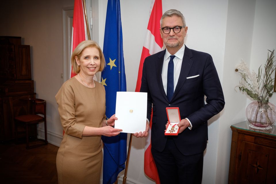 Noble Austrian Order of Merit to the CEO of Danish Transport and ...