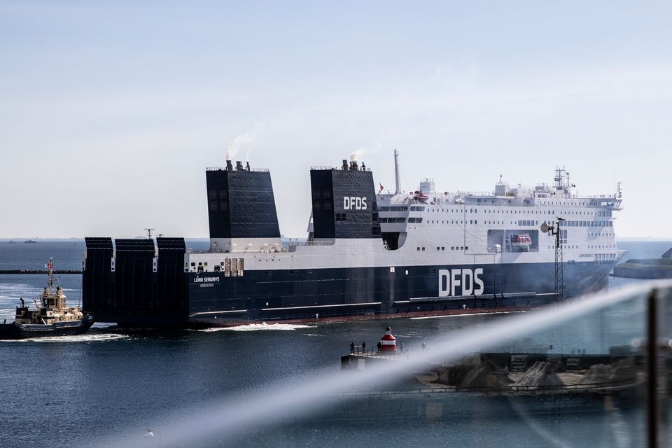 DFDS’ største nybyggede fragt- og passagerfærge gæster København | DFDS A/S