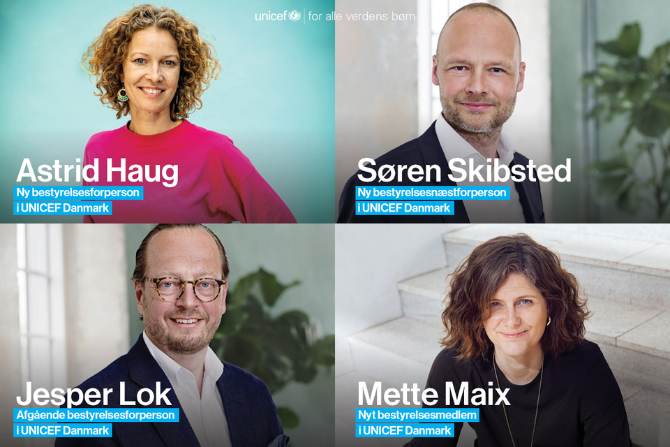 Astrid Haug er ny forperson for bestyrelsen i UNICEF Danmark | UNICEF Danmark