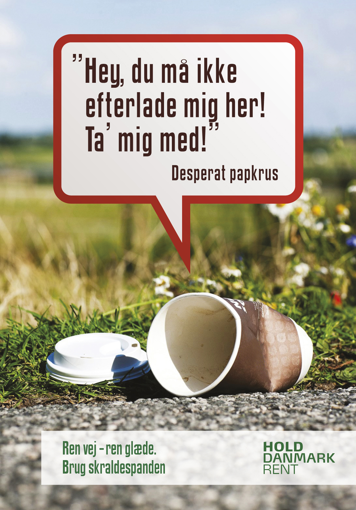 Bilister bliver mødt af råbende skrald i vejkanten | Hold Danmark Rent