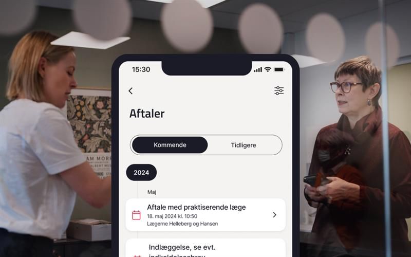 Se dine aftaler med lægen i MinSundhed-appen | sundhed.dk