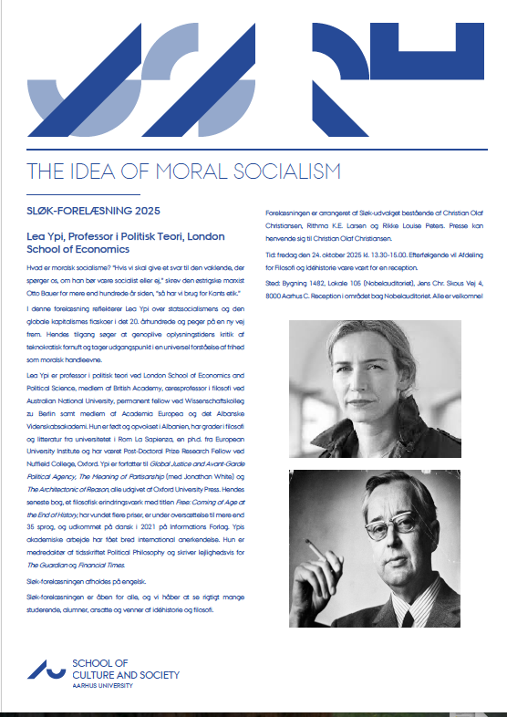SLØK-forelæsning med Lea Ypi, Professor i Politisk Teori, London School ...