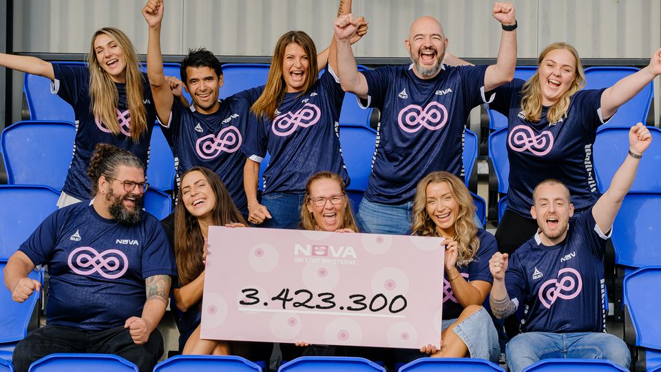 3.423.300 kroner. Så stort blev beløbet, da radiostationen NOVA i dag ...