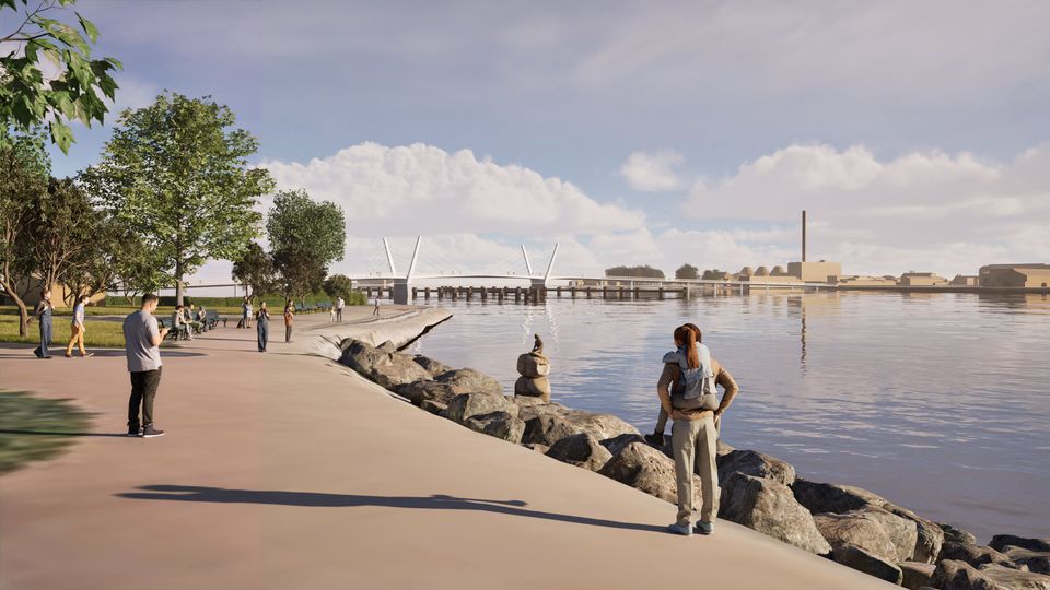 København vil bygge Danmarks længste cykelbro: Sådan kan den komme til ...