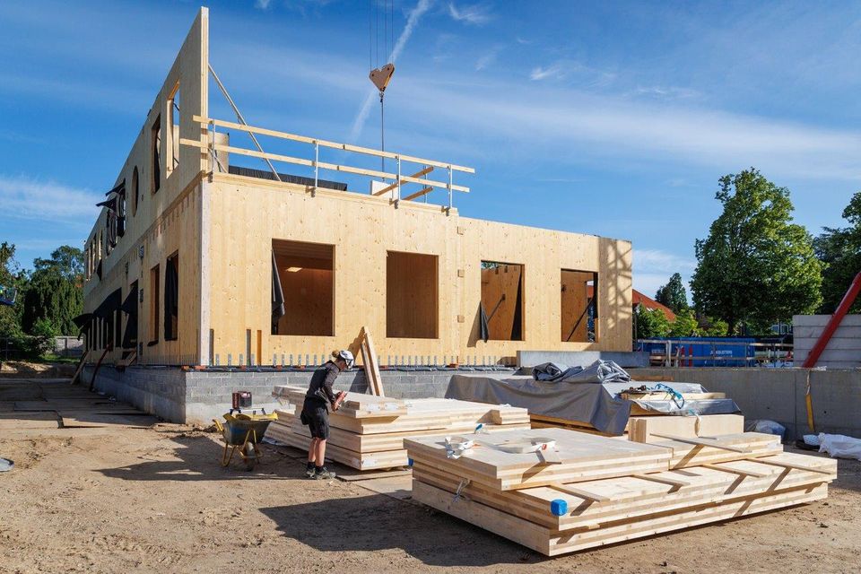 600 CLT-elementer til Uddannelsescenter Bispebjerg | Skou Gruppen