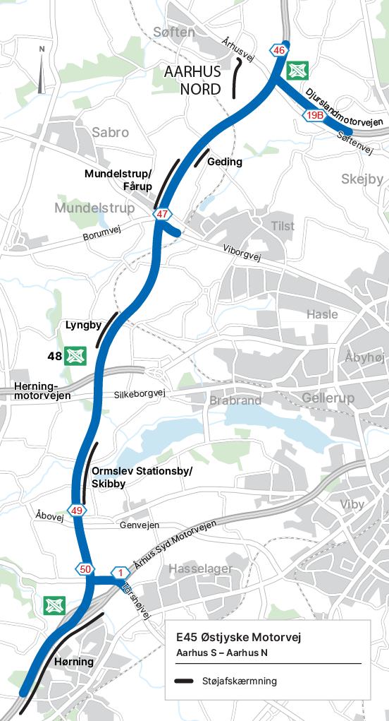 Vejdirektoratet bygger over en kilometer støjvold rundt om Hørning for ...
