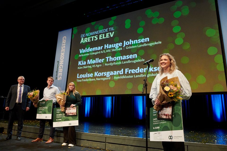Louise Korsgaard Frederiksen kåret som Årets Griseelev 2024 | Landbrug ...
