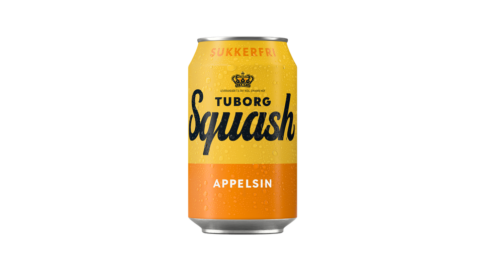 Tuborg Squash Appelsin Sukkerfri i dåse tilbagekaldes | Carlsberg A/S