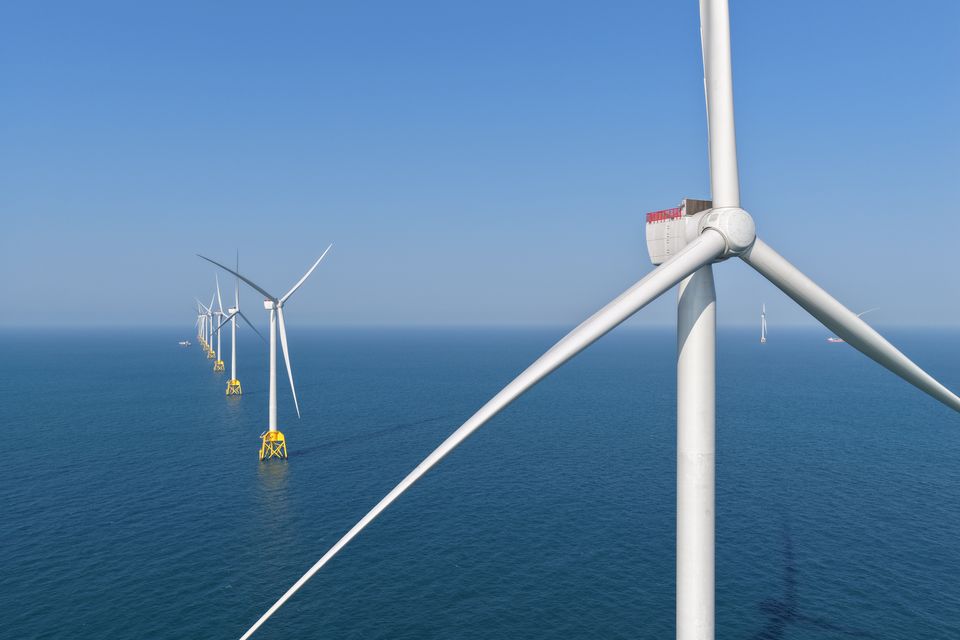 All wind turbines installed at Ørsted’s 920 MW Greater Changhua 2b and ...