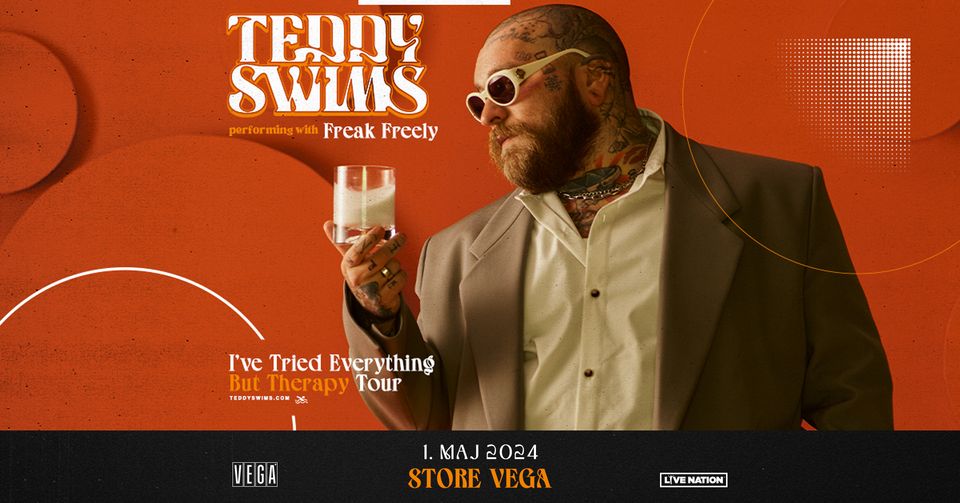 Den soulede singer-songwriter, Teddy Swims, vender tilbage til DK i ...