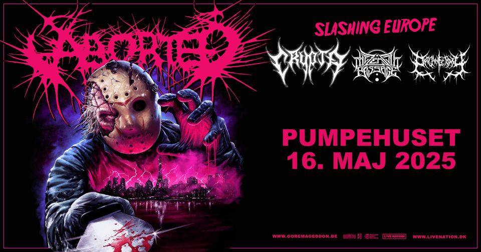 Aborted - Slashing Europe Tour rammer Pumpehuset fredag 16. maj 2025 ...