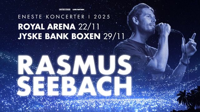Rasmus Seebach annoncerer sine eneste koncerter i 2025 | Live Nation ...