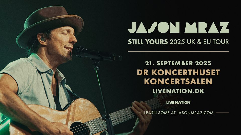 Jason Mraz kommer til Danmark i 2025 | Live Nation Denmark ApS
