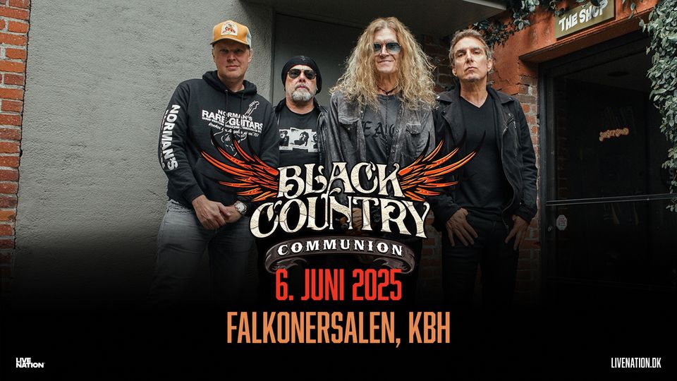 Black Country Communion i Falkonersalen 2025 | Live Nation Denmark ApS