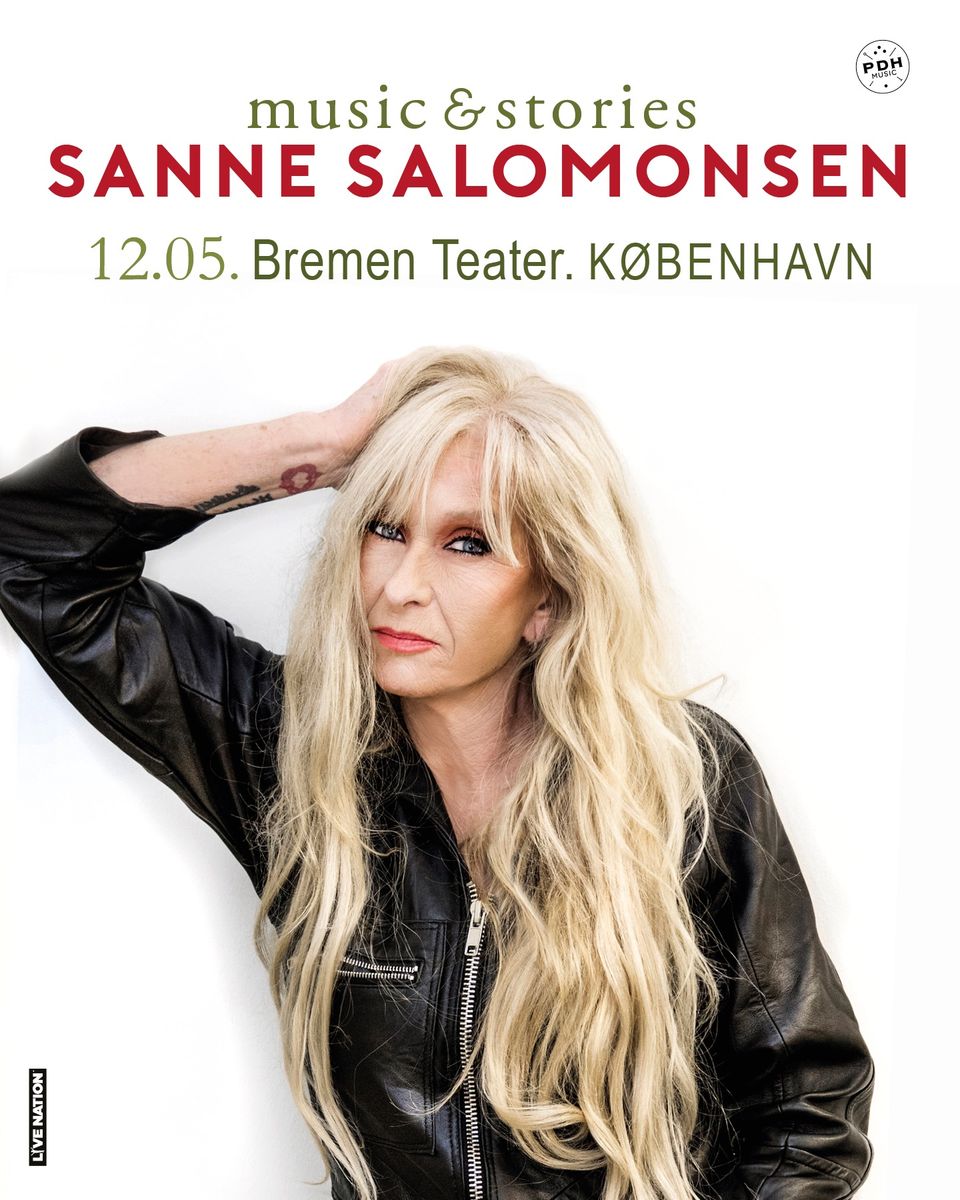SANNE SALOMONSEN ’MUSIC & STORIES 2025’ | Live Nation Denmark ApS