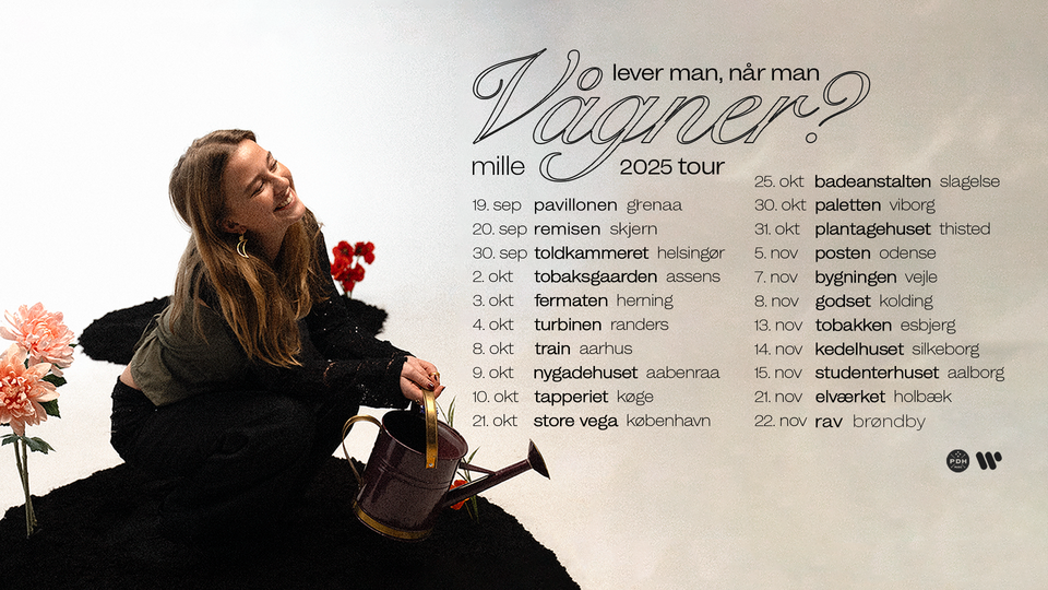 DEN SPIRENDE SANGER & SANGSKRIVER MILLE DRAGER PÅ TOUR RUNDT I HELE LANDET TIL EFTERÅRET | PDH Music