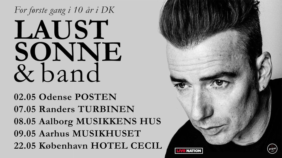 LAUST SONNE DRAGER PÅ SOLOTOUR FOR FØRSTE GANG I OVER 10 ÅR | PDH Music