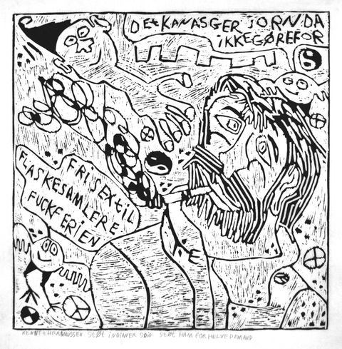 Kenneth Rasmussen folder livserfaringer ud i vilde værker | ARKEN ...