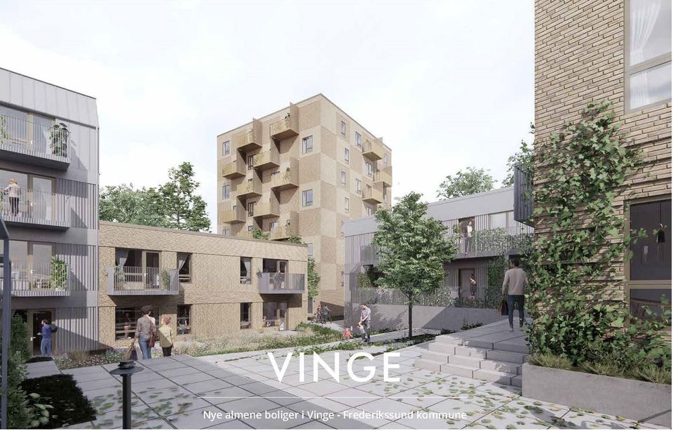 Aftale om opførelse af 198 almene boliger i Vinge | Dansk Boligbyg