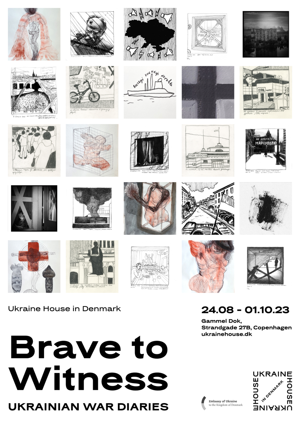 Ukraine House i Danmark præsenterer udstillingen "Brave to Witness ...