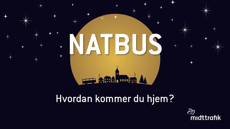 Natbusser klar til julens fester | Midttrafik