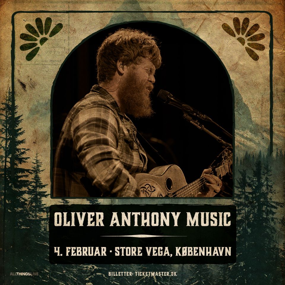 Den nye amerikanske country-stjerne Oliver Anthony Music annoncerer ...