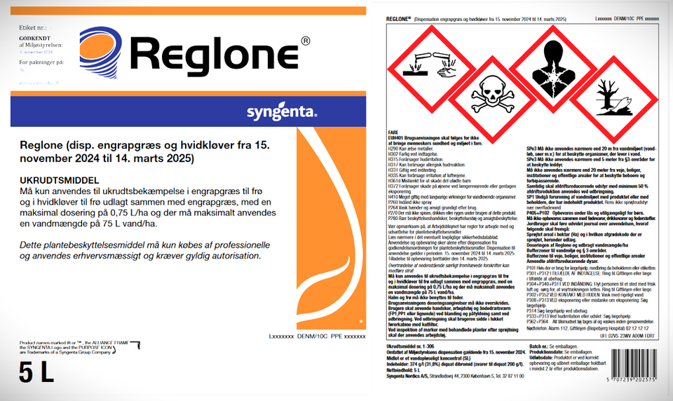 Heunicke gennemhuller atter EU-forbud mod Reglone | Gylle.dk