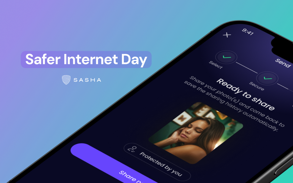 App gør det muligt at beskytte billeder på internettet - på vej fra Sasha | Sasha ApS