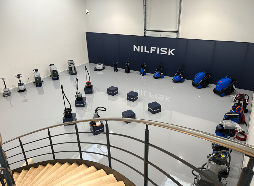 Rengøringsgigant Nilfisk åbner sit største danske showroom nord for Vejle | Nilfisk Danmark A/S