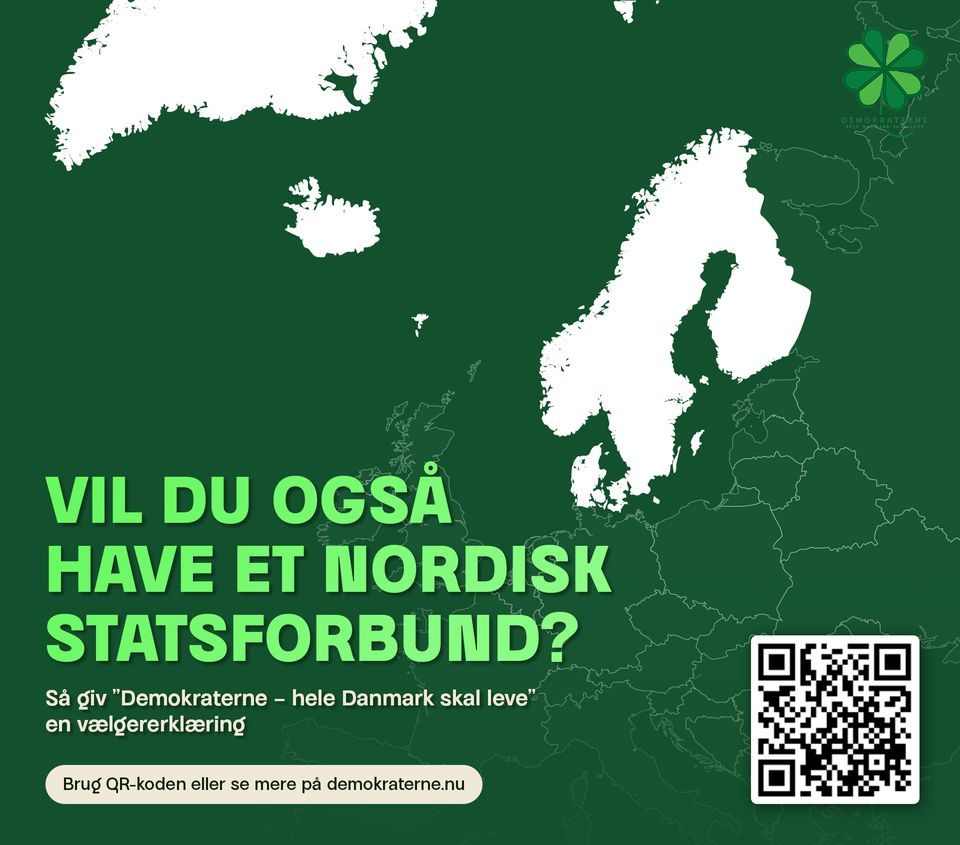 Det nye parti Demokraterne: Danmark bør snarest tage initiativ til en nordisk forsvarsunion ...