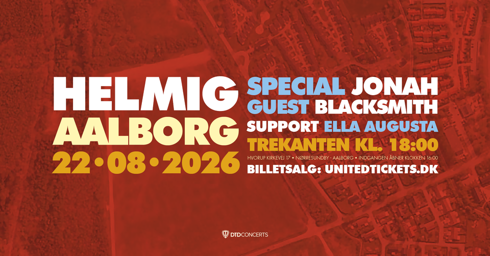 Thomas Helmig giver kæmpekoncert i Aalborg | DTD Concerts