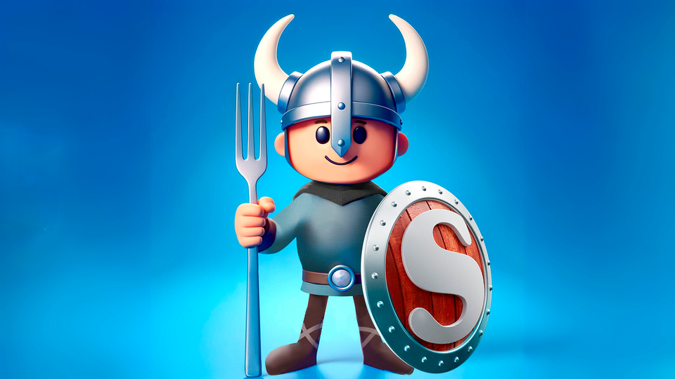 Stryhn’s ikoniske blå viking vækkes til live som 3D-figur for at styrke ...