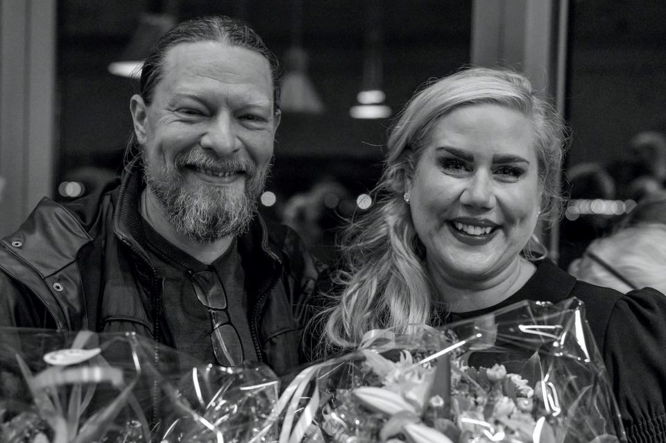 Mikkel Futtrup og Cecilia Hjortsberg modtager Holger Bruusgaards legat ...