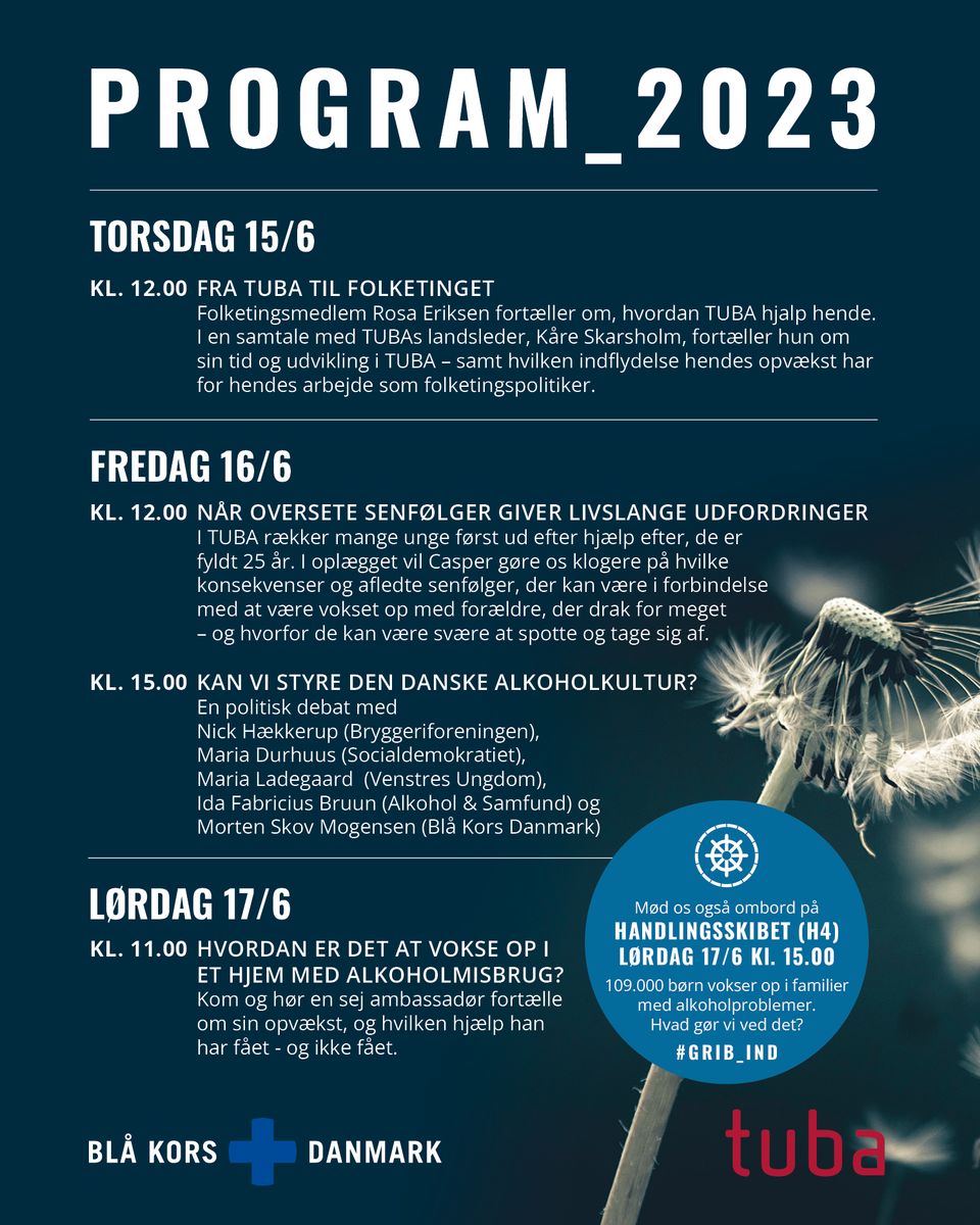 Blå Kors og TUBA sætter fokus på børn og unge i misbrugsfamilier | Blå ...