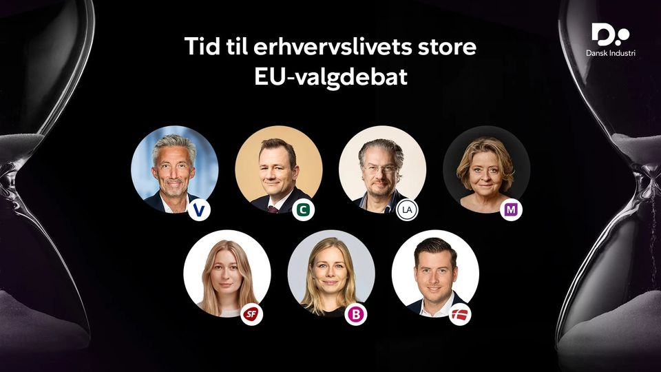 Erhvervslivet inviterer til stor EU-valgdebat med spidskandidaterne i Industriens Hus | DI ...