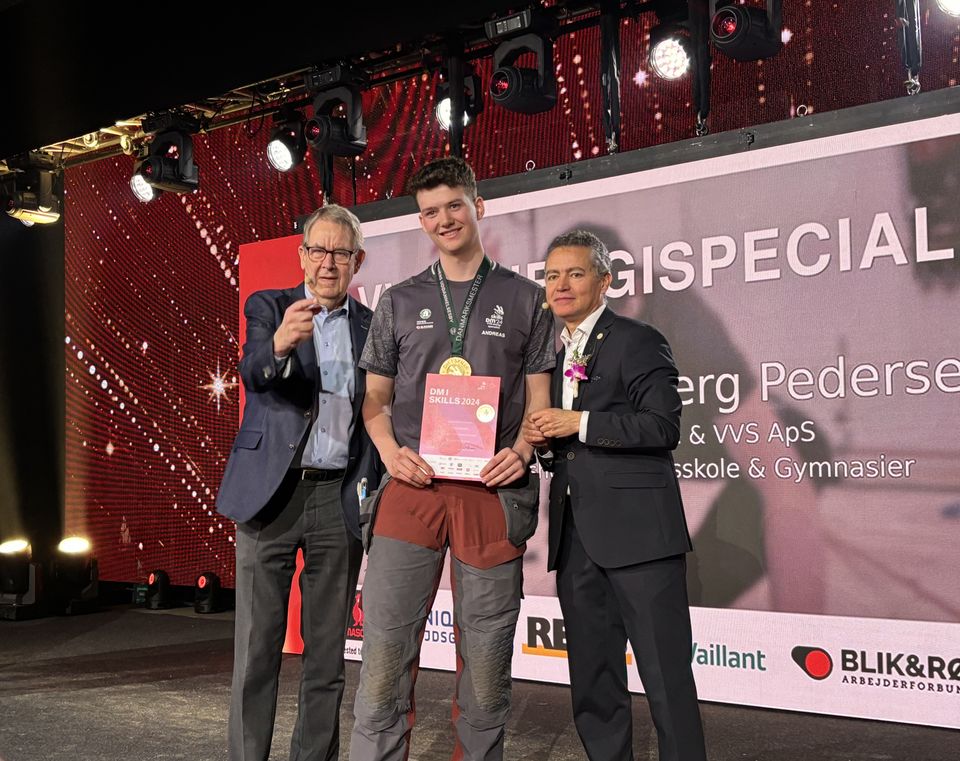 Magnus, Andreas og Jakob vinder DM i Skills 2024 | TEKNIQ