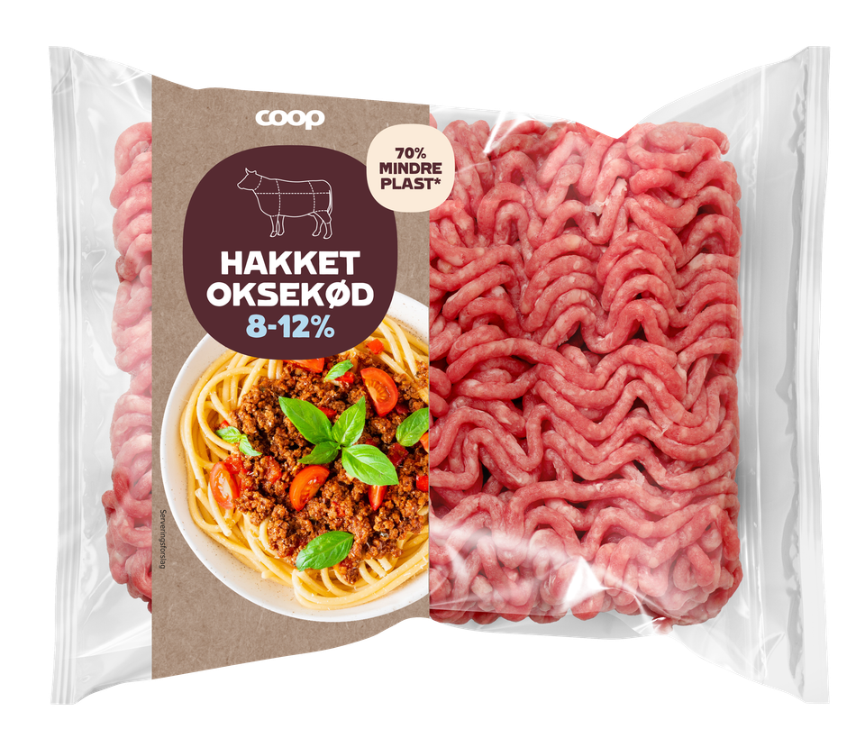 Coop fjerner 169 ton plast om året med hakkekød i poser | Coop Danmark A/S