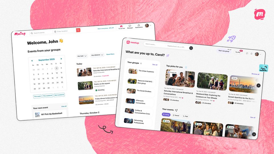 Meetup Unveils Fresh New Design as Gen Z and Millennials Crave More In ...