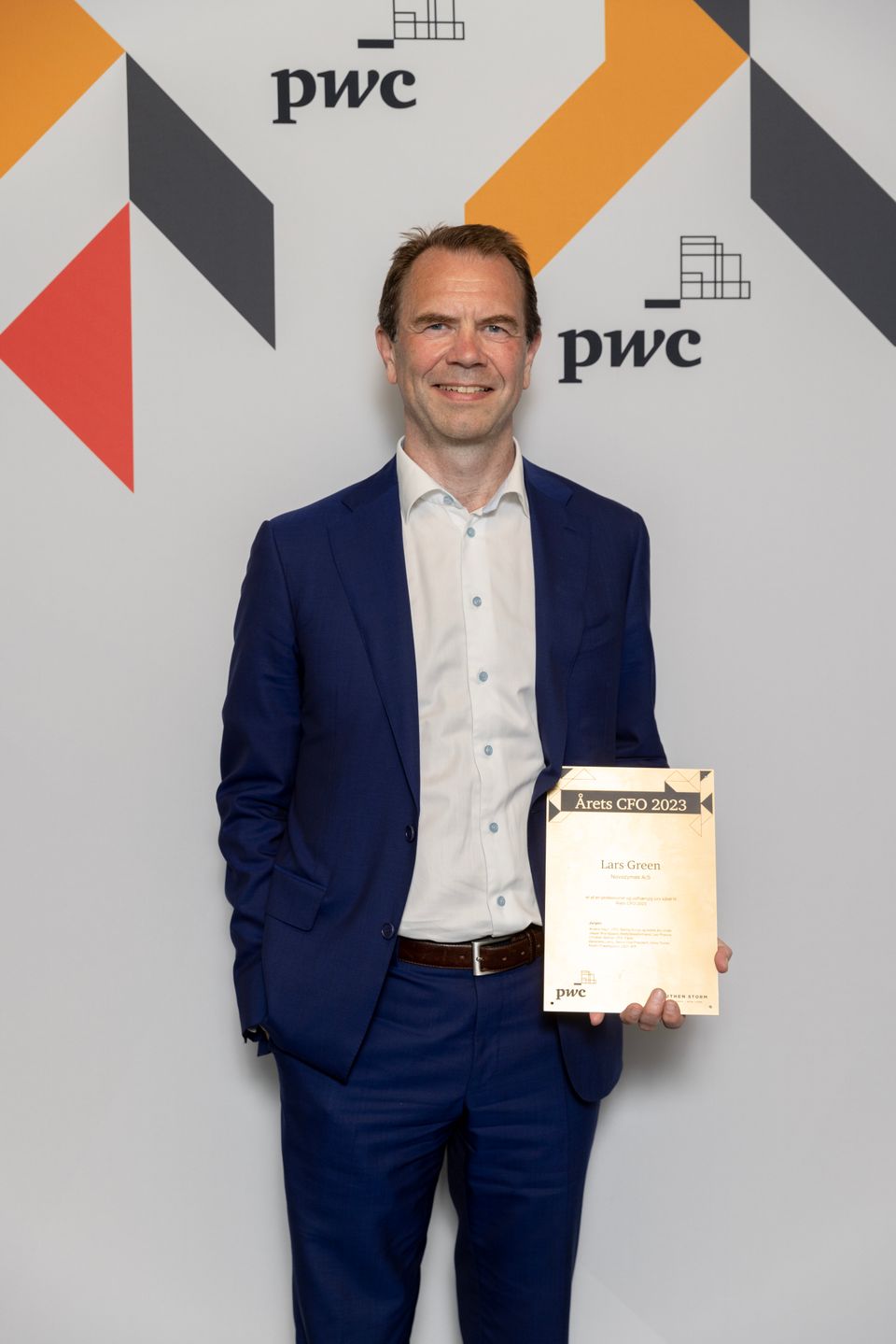 Lars Green fra Novozymes kåres som Årets CFO 2023 | PwC