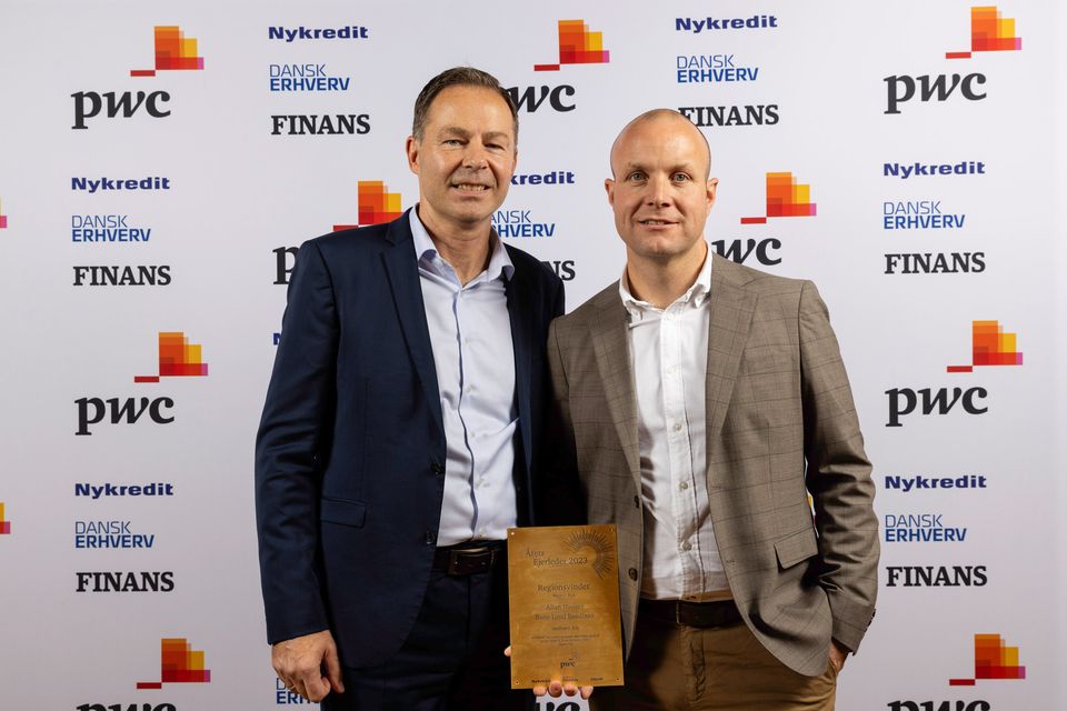 Ejerledere bag vækstraketten Ventherm vinder prisen som Årets Ejerleder 2023 på Fyn | PwC