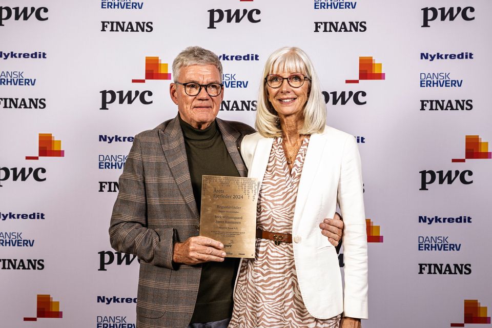 Ejerlederduo bag Albatros Travel vinder prisen som Årets Ejerleder 2024 i Hovedstaden | PwC
