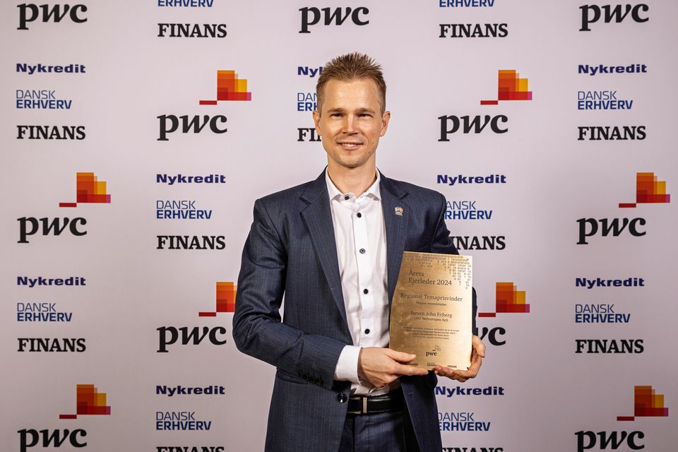 Steven John Friberg fra UXV Technologies vinder Temaprisen 2024 i Hovedstaden | PwC